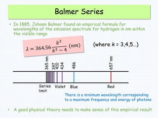 Timeline of atomic models | PPTX