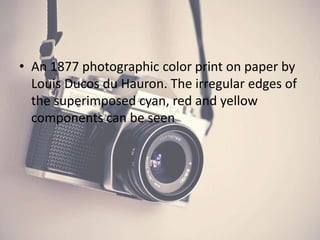 Timeline of camera’s and photography | PPTX