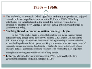 Timeline of cancer | PPT