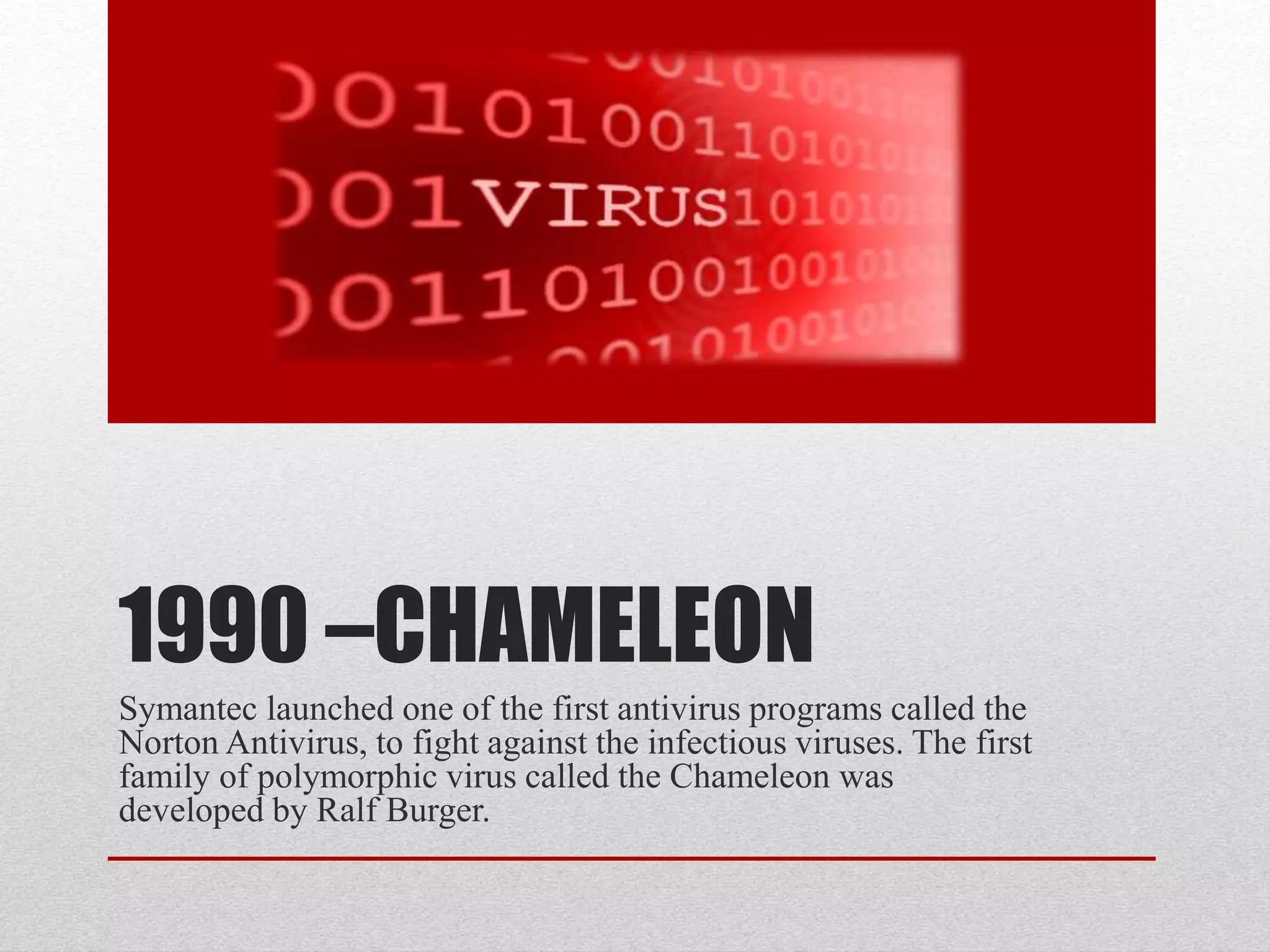 Timeline of computer viruses | PPTX | Antivirus Software | Computer ...