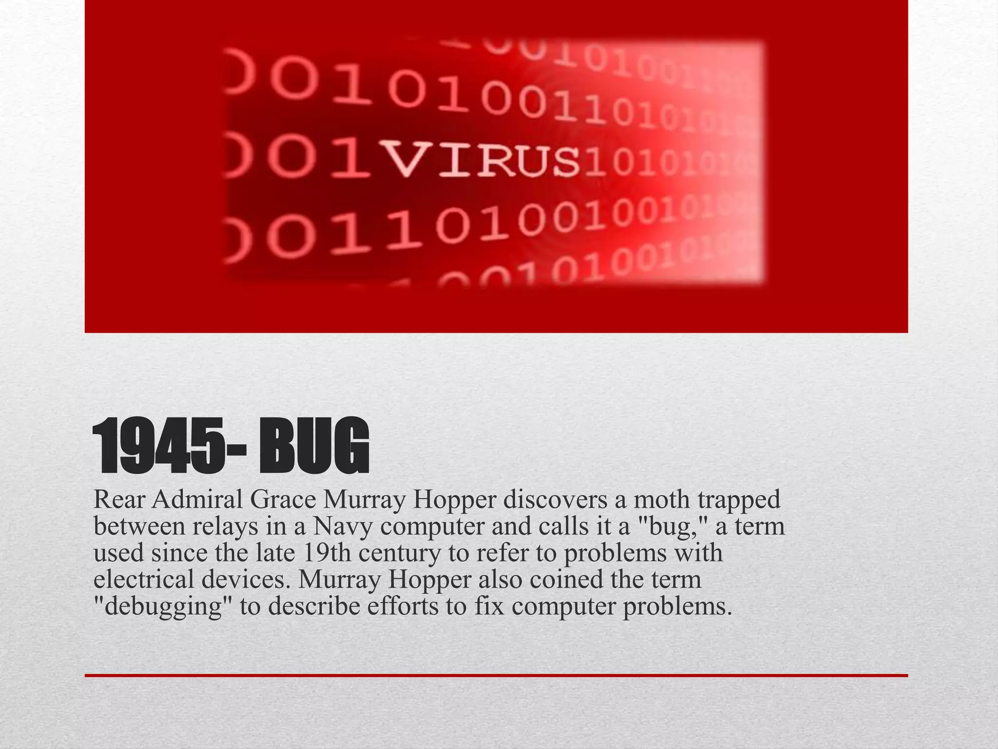 Timeline of computer viruses | PPTX | Antivirus Software | Computer ...