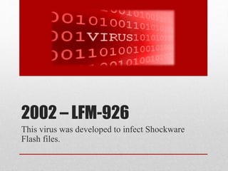 Timeline of computer viruses | PPTX