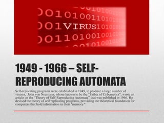 Timeline of computer viruses | PPTX | Antivirus Software | Computer ...