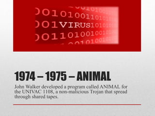 Timeline of computer viruses | PPTX