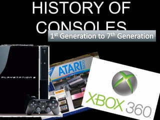 Timeline of Game Consoles | PPTX