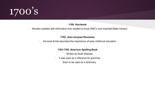 Timeline of education (1) | PDF