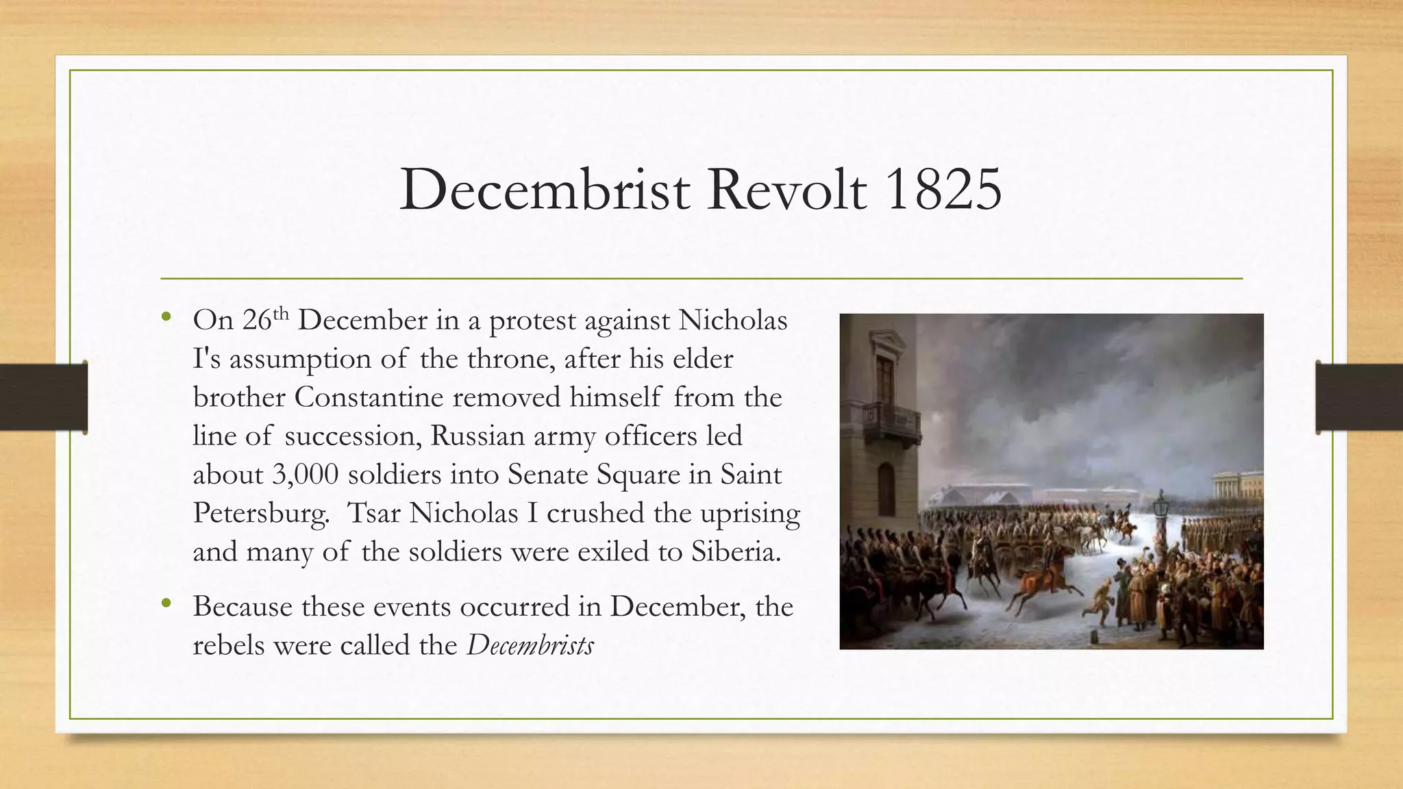 Timeline of events - The decline and fall of the Romanov Dynasty. | PPTX