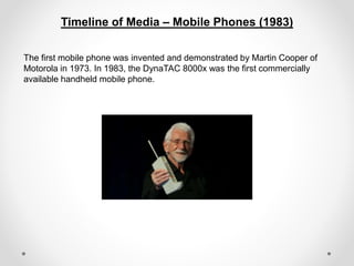 Timeline of media | PPTX