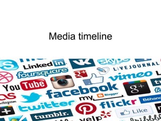 Timeline of media | PPTX