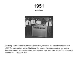 Timeline of media | PPTX