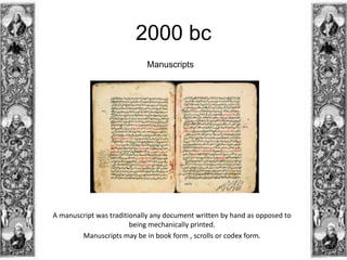 Timeline of media | PPTX