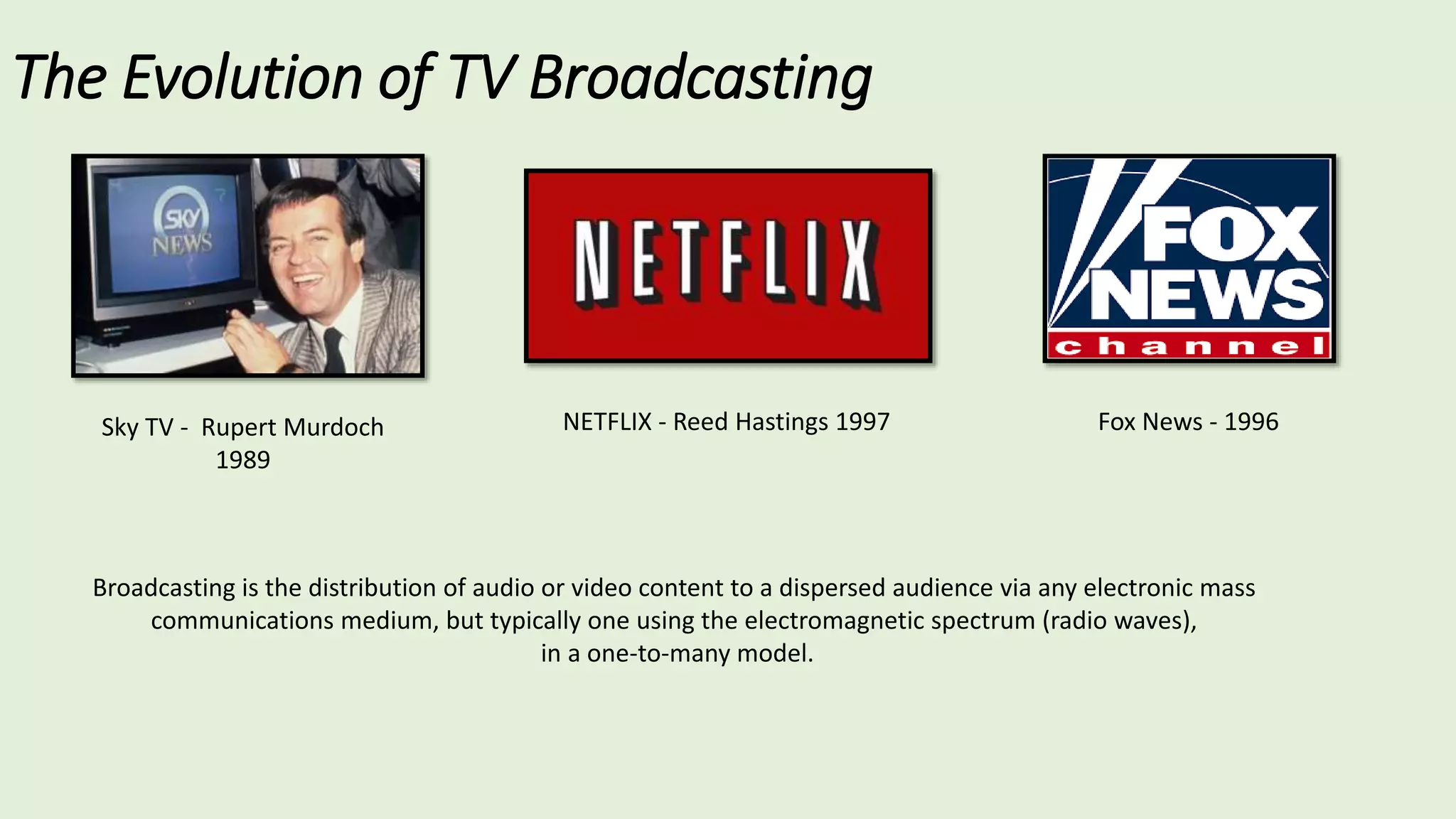 Timeline of media | PPTX