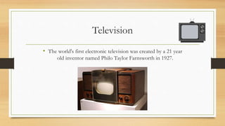 Timeline of media | PPTX