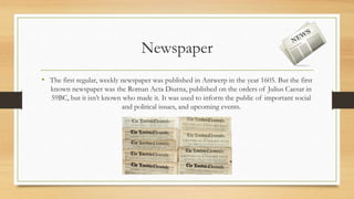 Timeline of media | PPTX