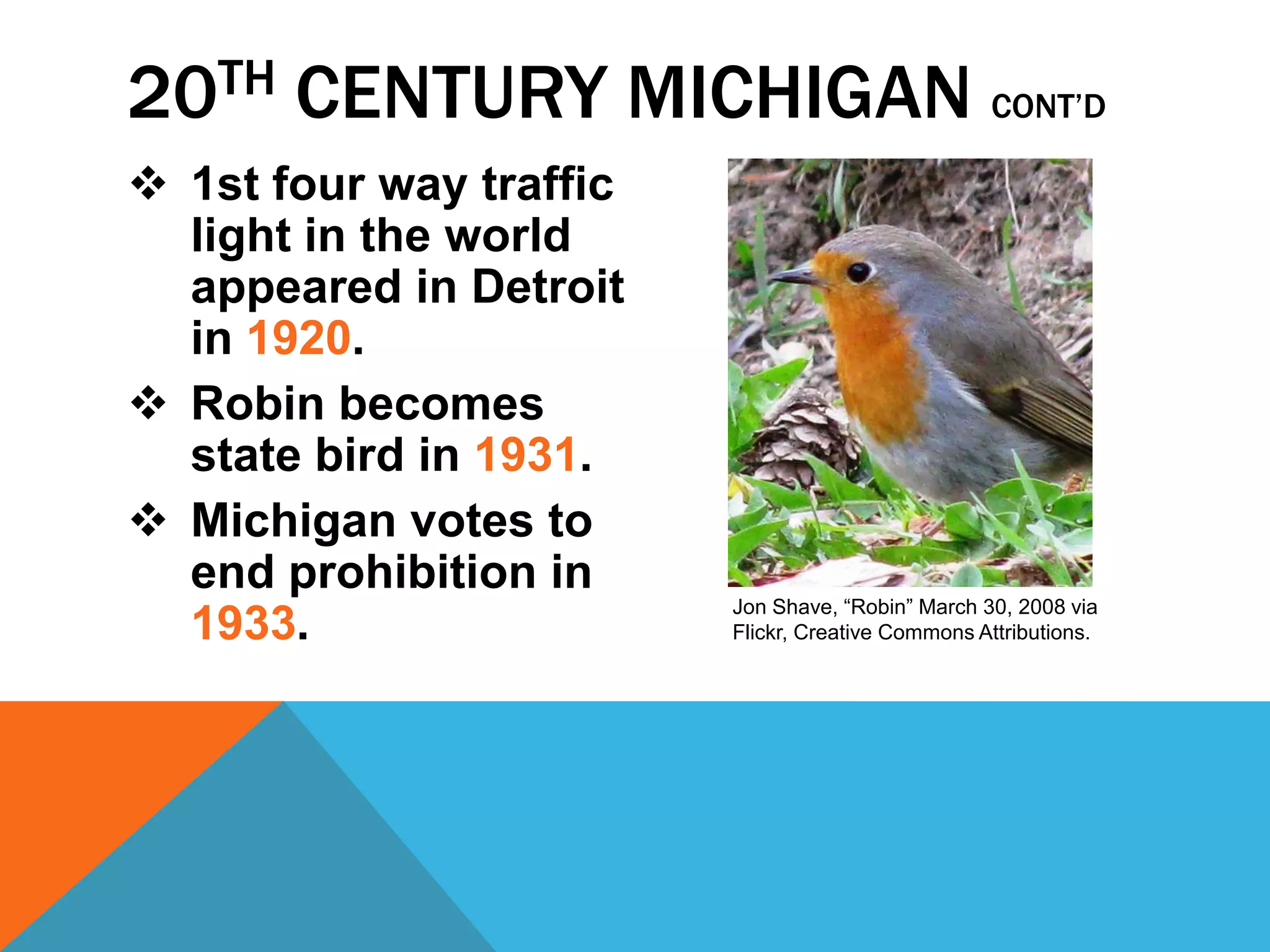 Timeline of michigan’s history edu 290 | PPTX