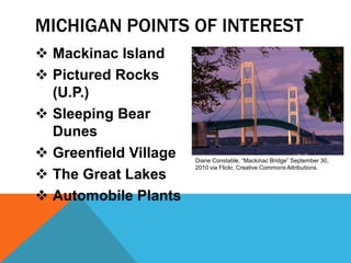 Timeline of michigan’s history edu 290 | PPTX