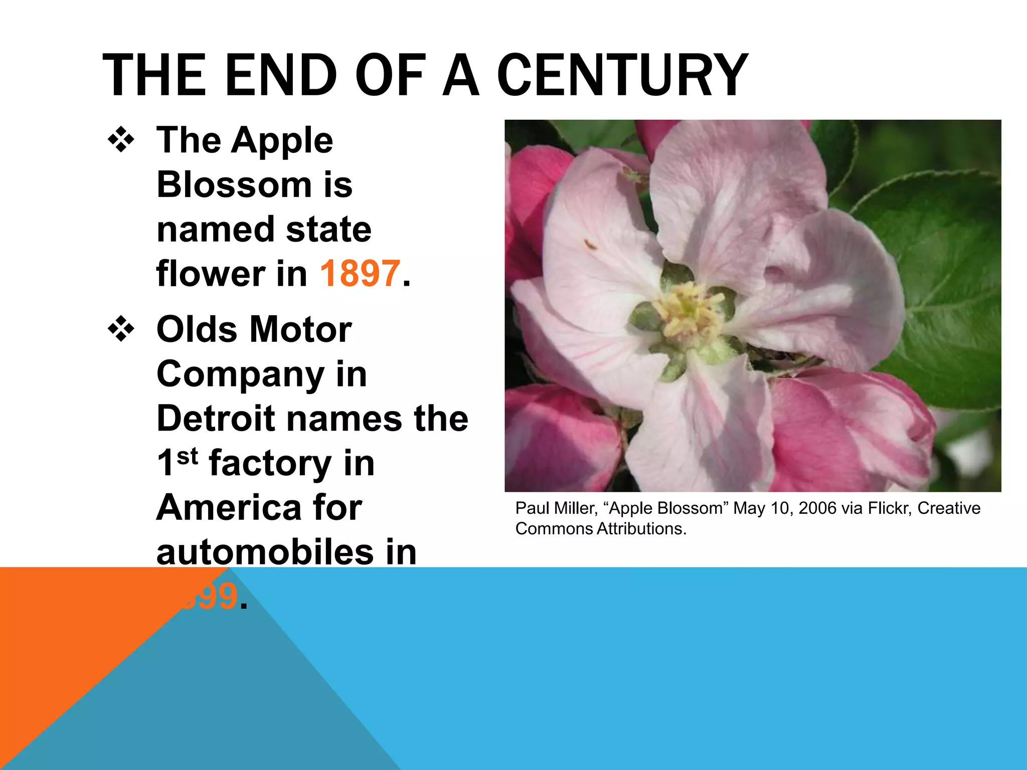 Timeline of michigan’s history edu 290 | PPTX