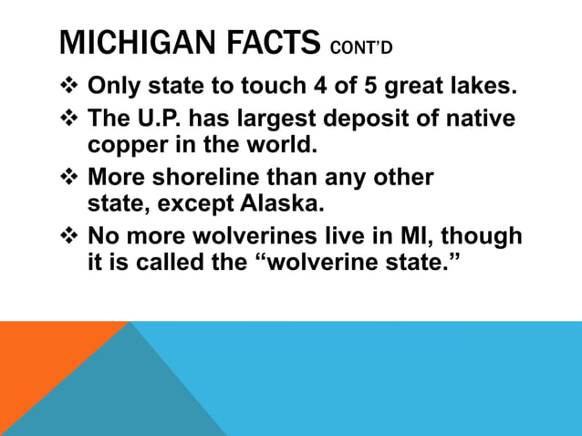 Timeline of michigan’s history edu 290 | PPTX