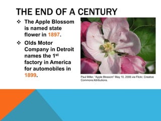 Timeline of michigan’s history edu 290 | PPT