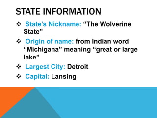 Timeline of michigan’s history edu 290 | PPTX