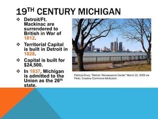 Timeline of michigan’s history edu 290 | PPTX