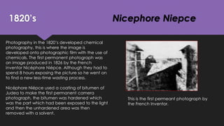 Timeline of photography | PPTX