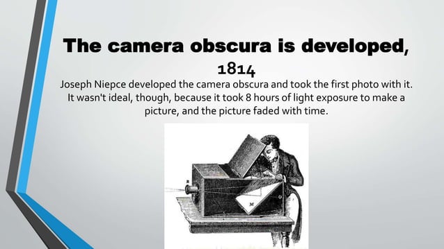 Timeline of photography | PPT