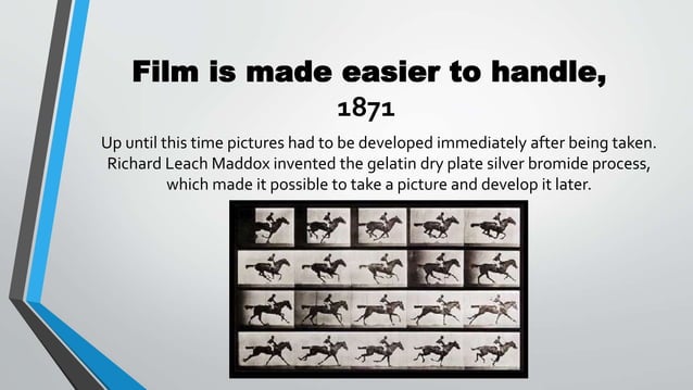 Timeline of photography | PPT