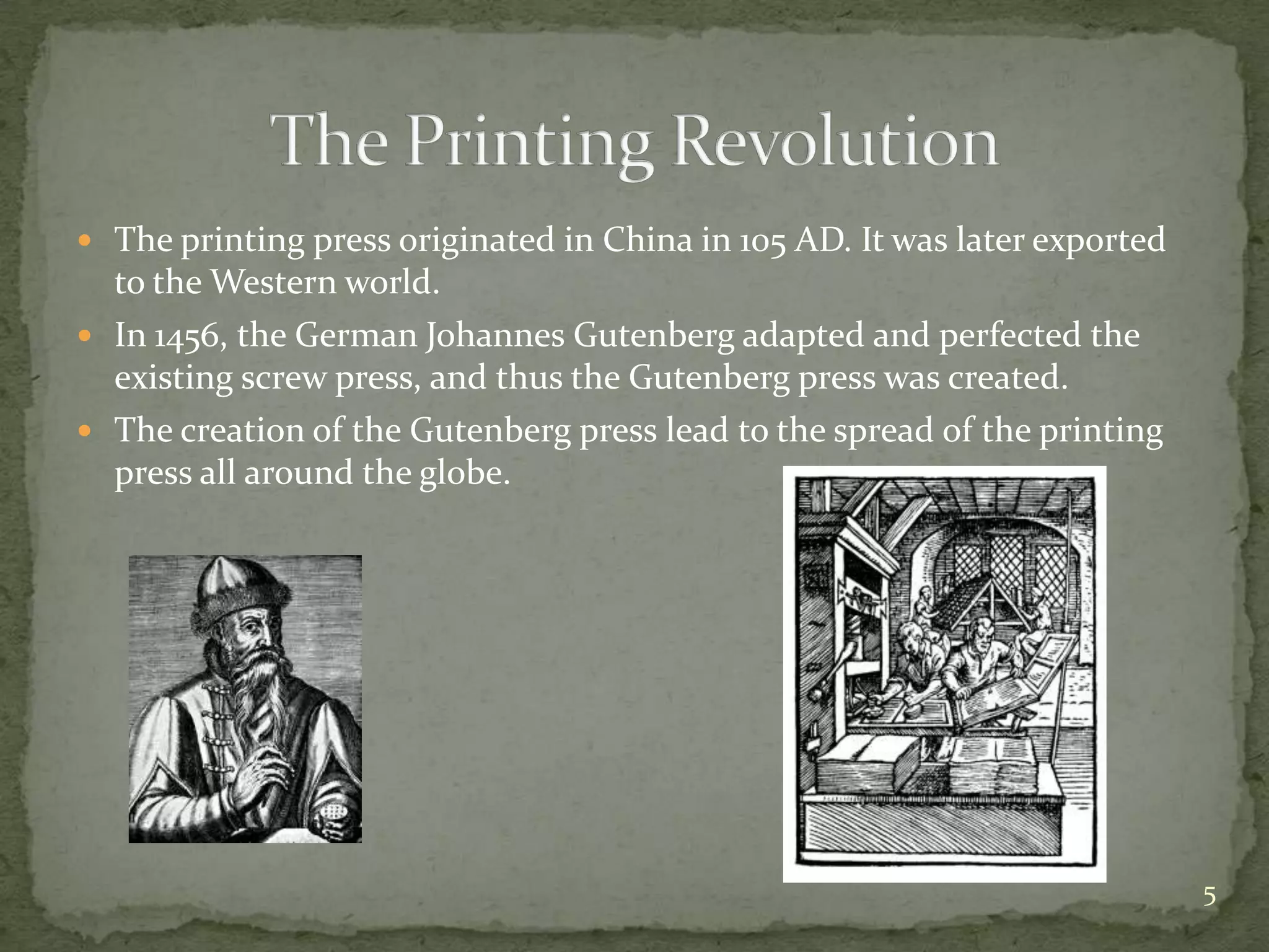 Timeline of Print Production | PPTX
