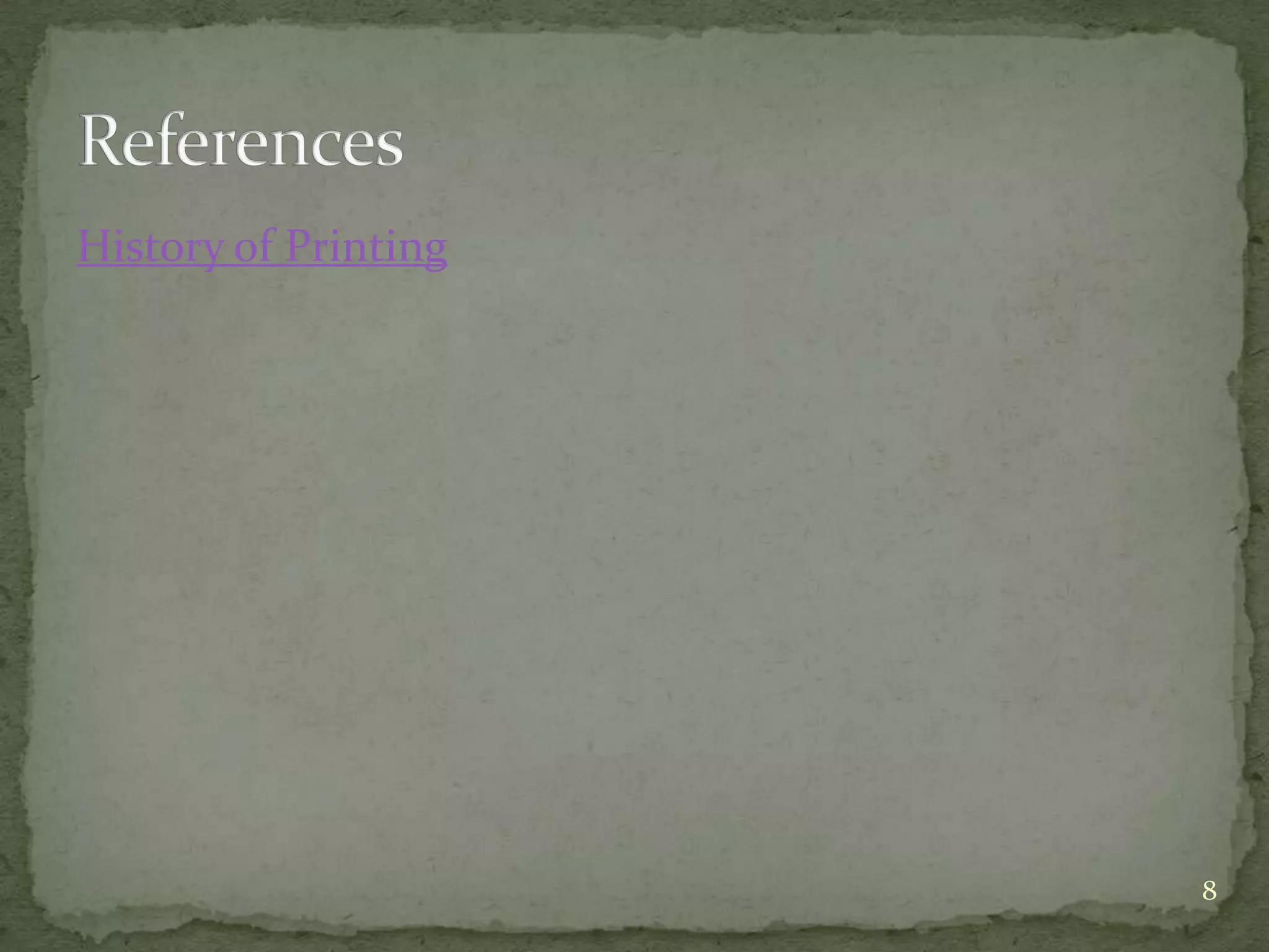 Timeline of Print Production | PPTX