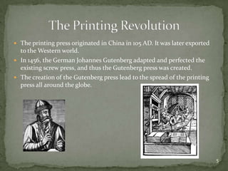 Timeline of Print Production | PPT