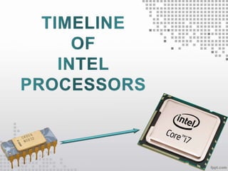 Timeline of Processors | PPTX