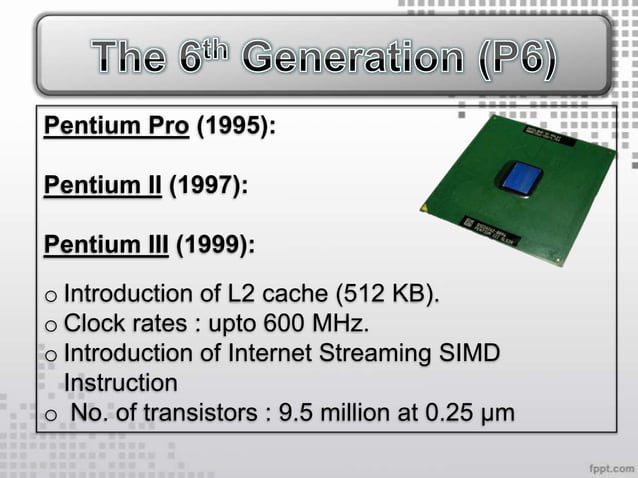 Timeline of Processors | PPT