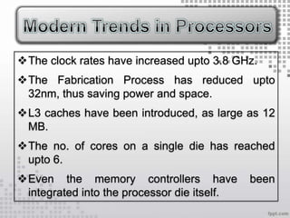 Timeline of Processors | PPTX