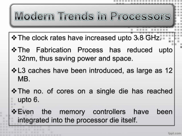 Timeline of Processors | PPT