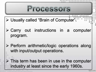 Timeline of Processors | PPTX