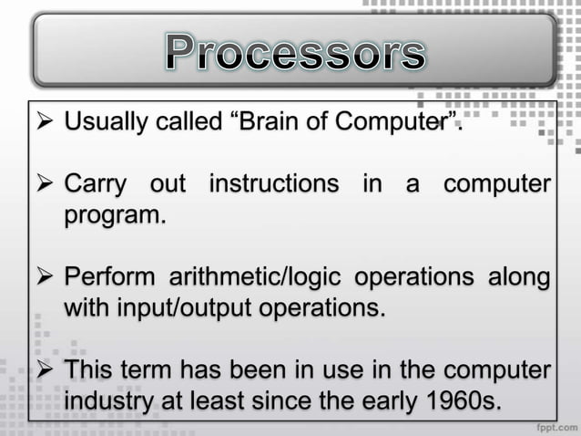 Timeline of Processors | PPT