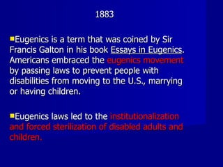Timeline Of Relevant Events In Special Education Myrnas Version | PPT