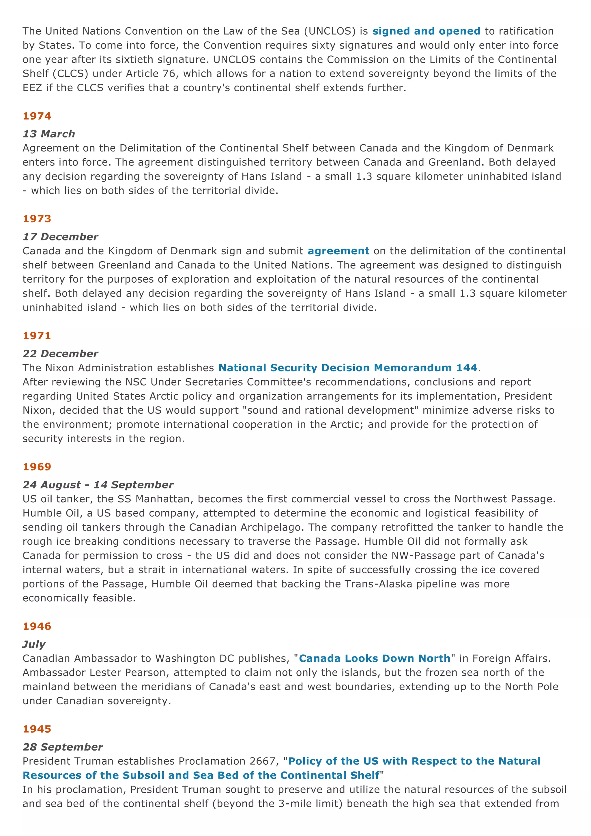 Timeline of the arctic claims | DOCX