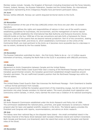 Timeline of the arctic claims | DOCX