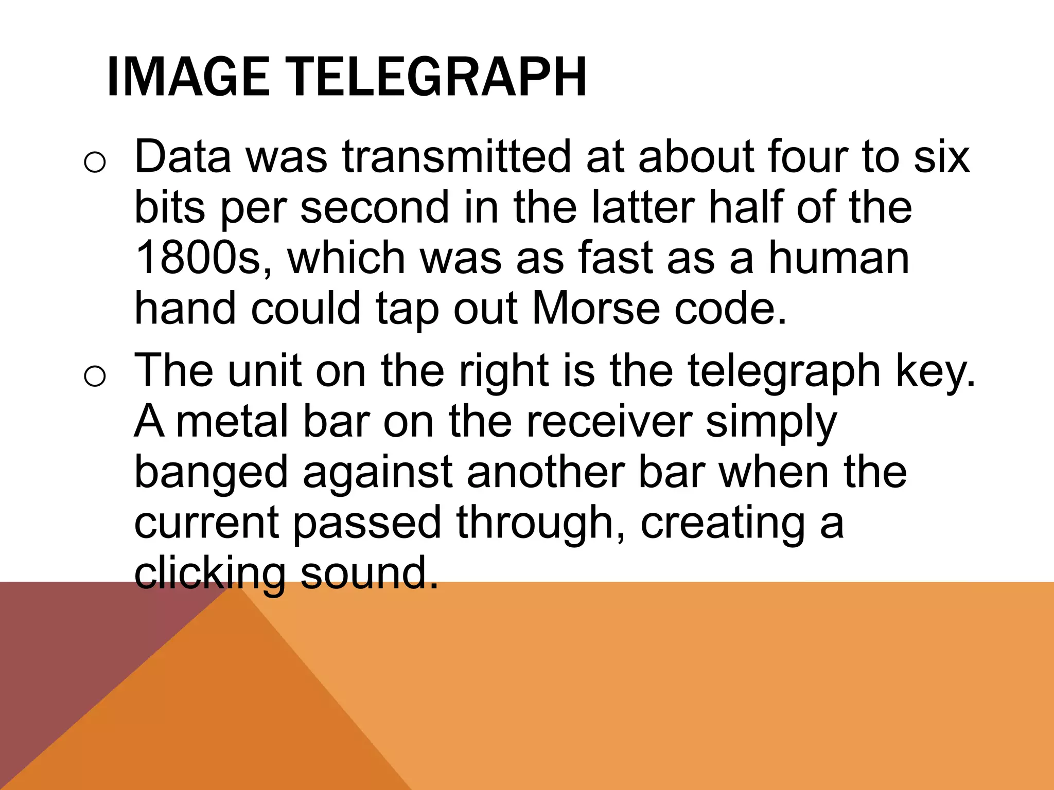 Timeline of the development of radio and telecommunications | PPTX