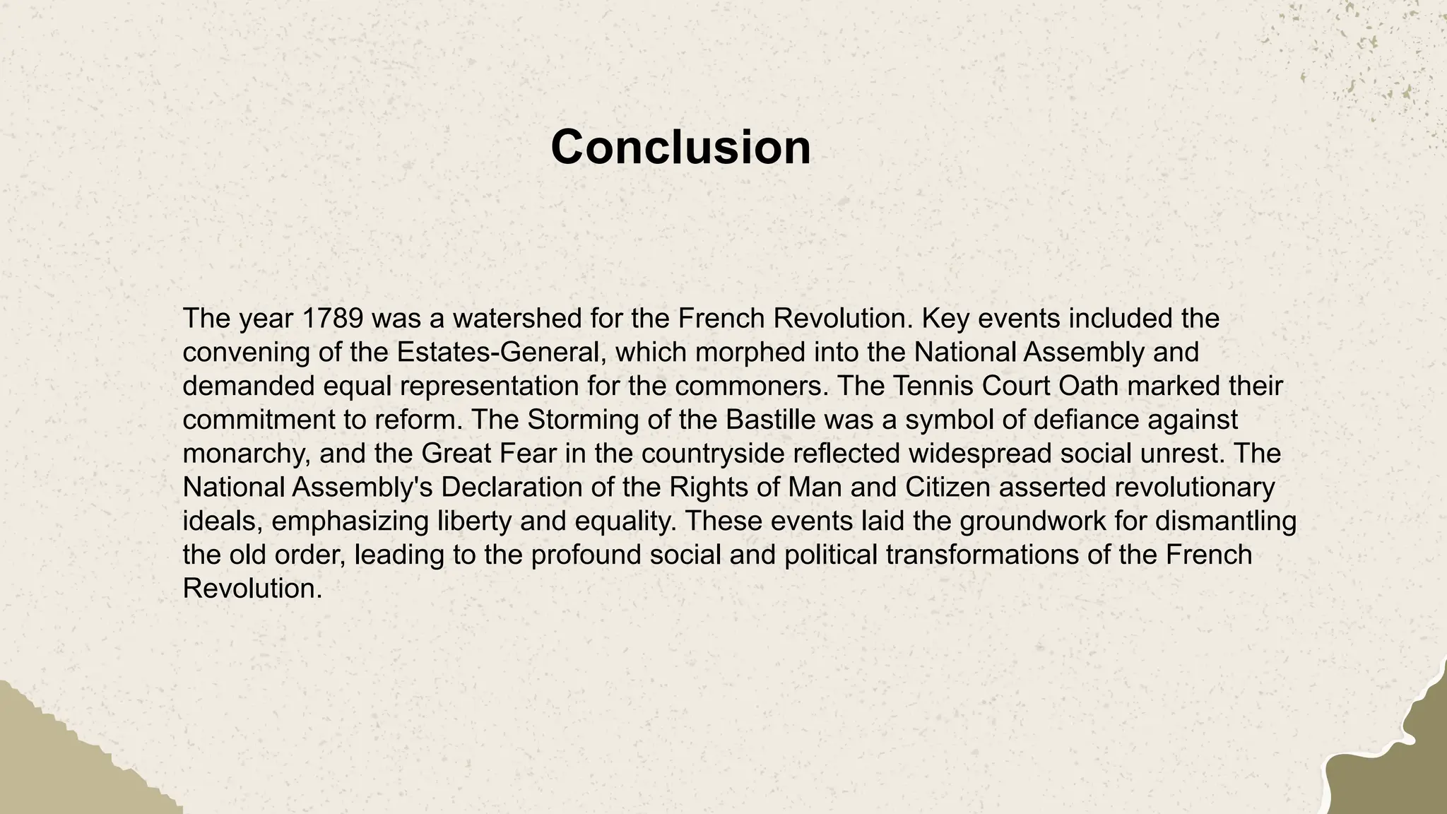 Timeline Of "The French Revolution "(1789). | PDF