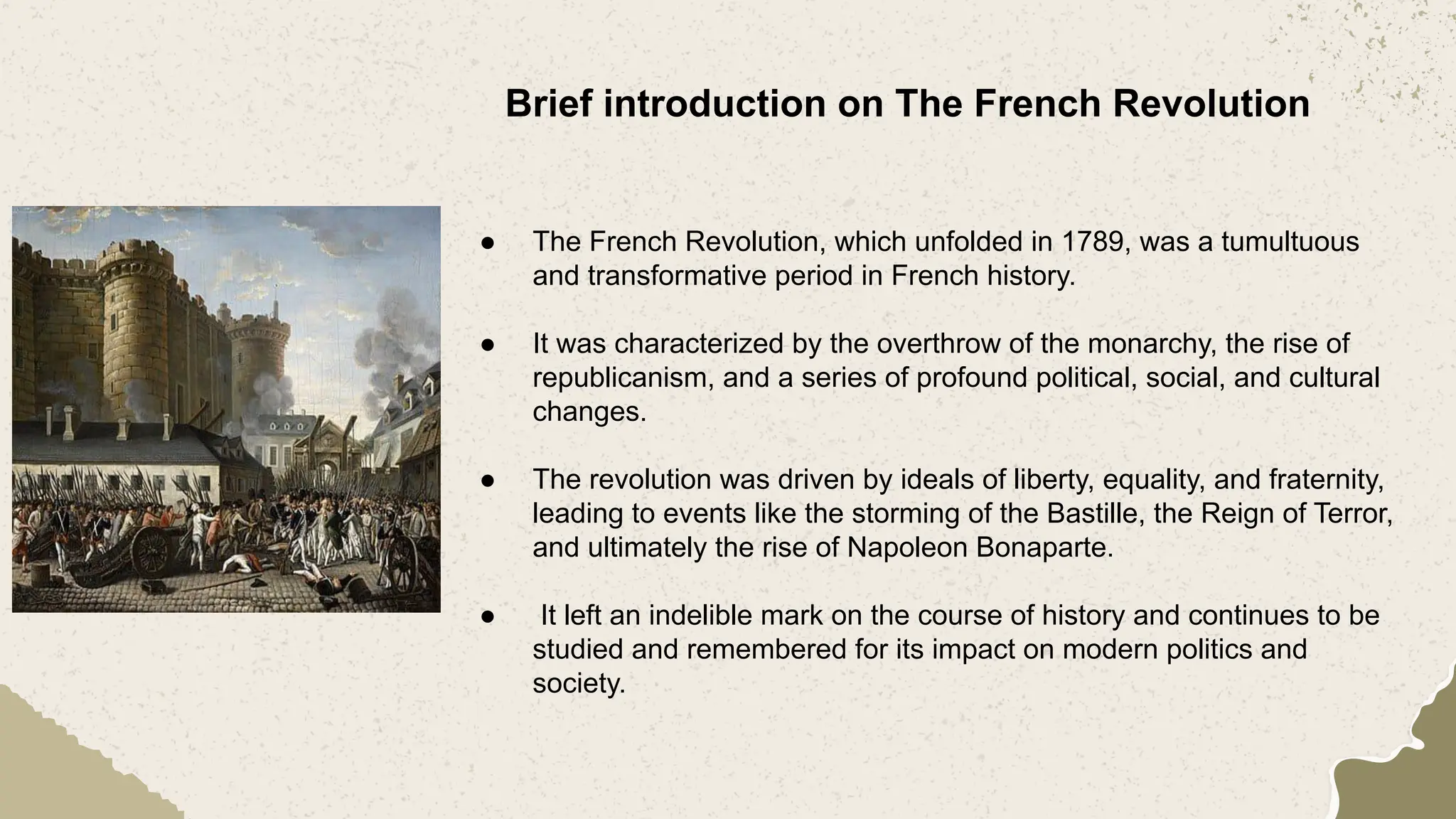 Timeline Of "The French Revolution "(1789). | PDF