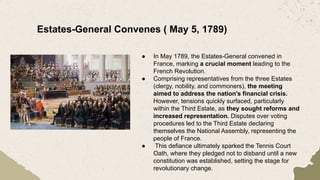 Timeline Of "The French Revolution "(1789). | PDF