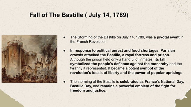 Timeline Of "The French Revolution "(1789). | PDF