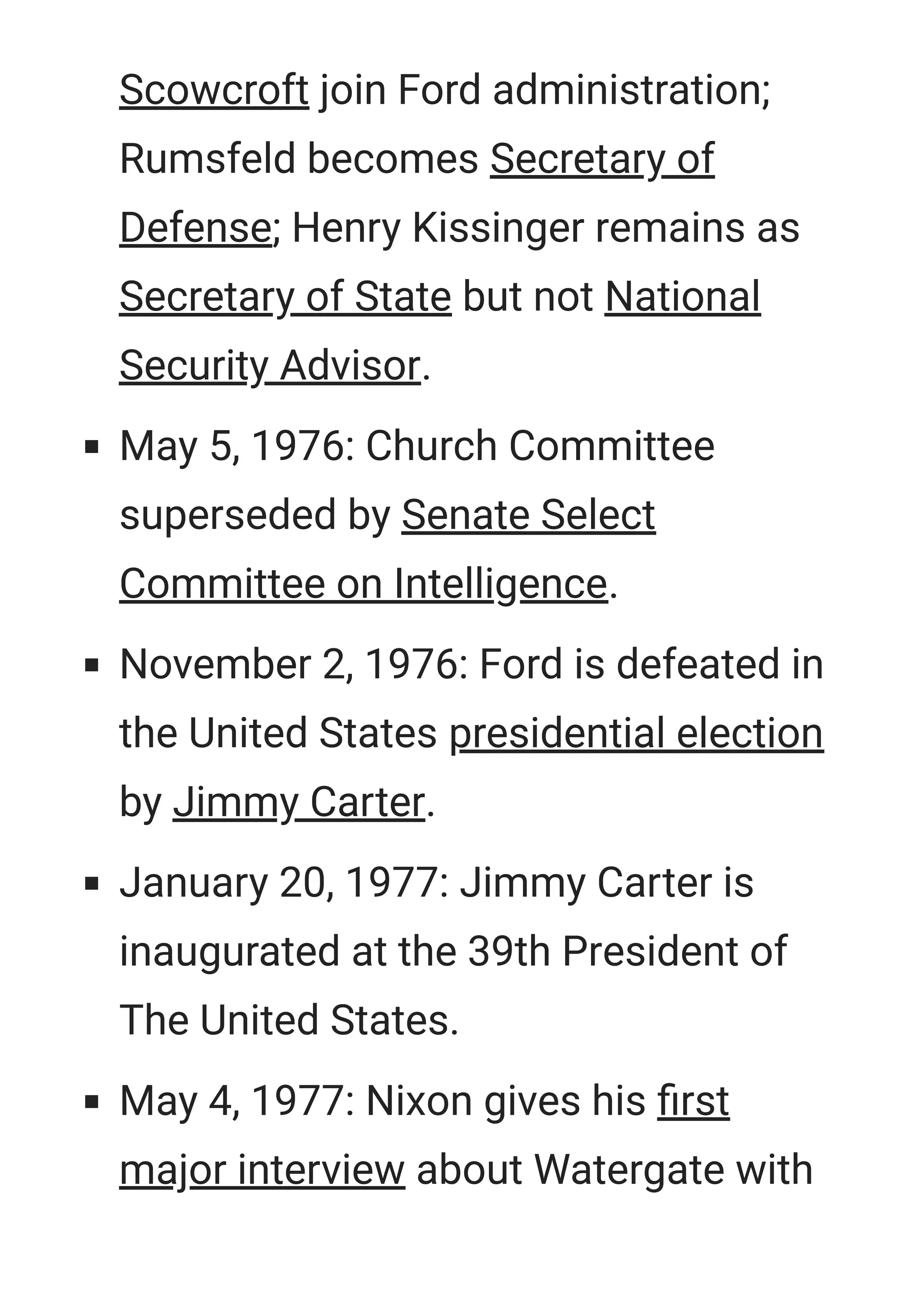 Timeline of the watergate scandal wikipedia | PDF