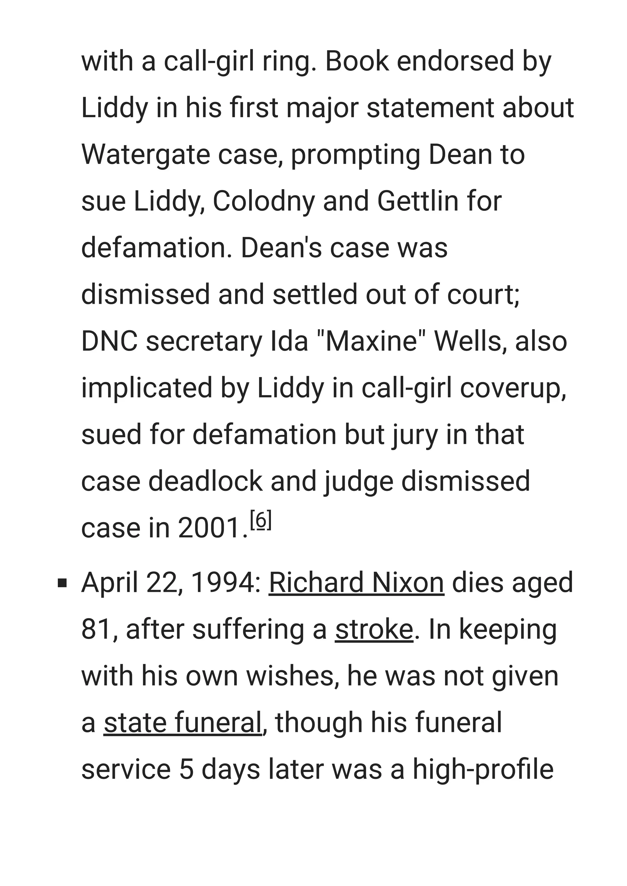 Timeline of the watergate scandal wikipedia | PDF