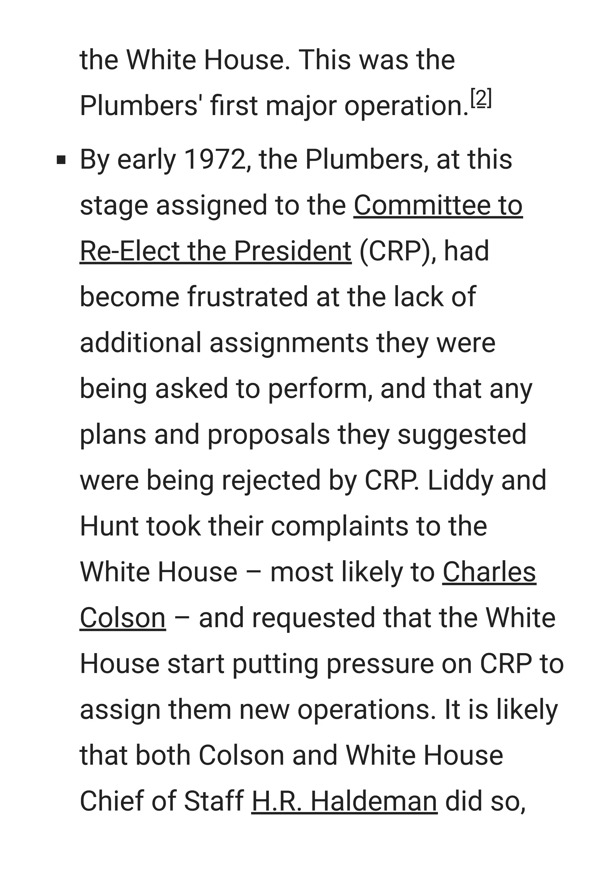 Timeline of the watergate scandal wikipedia | PDF