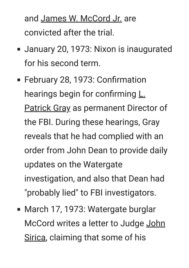 Timeline of the watergate scandal wikipedia | PDF | Free Download