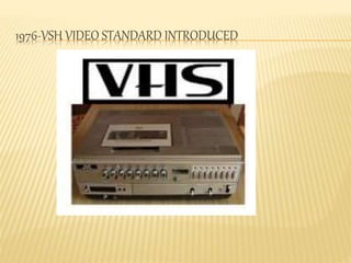 Timeline of traditional to new media from year | PPT